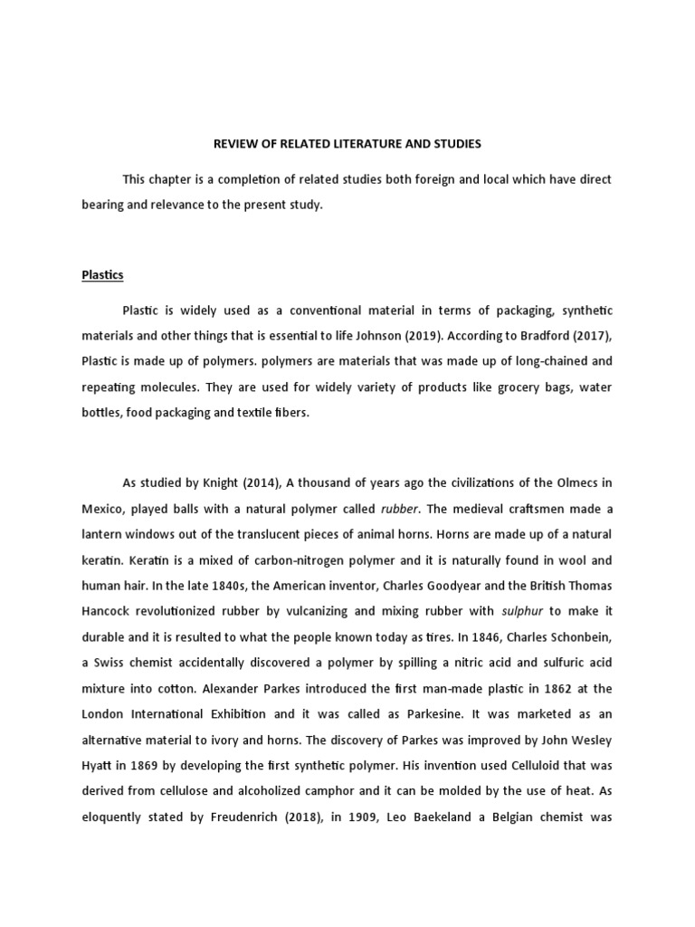 Review of Related Literature and Studies | PDF | Biodegradation | Plastic