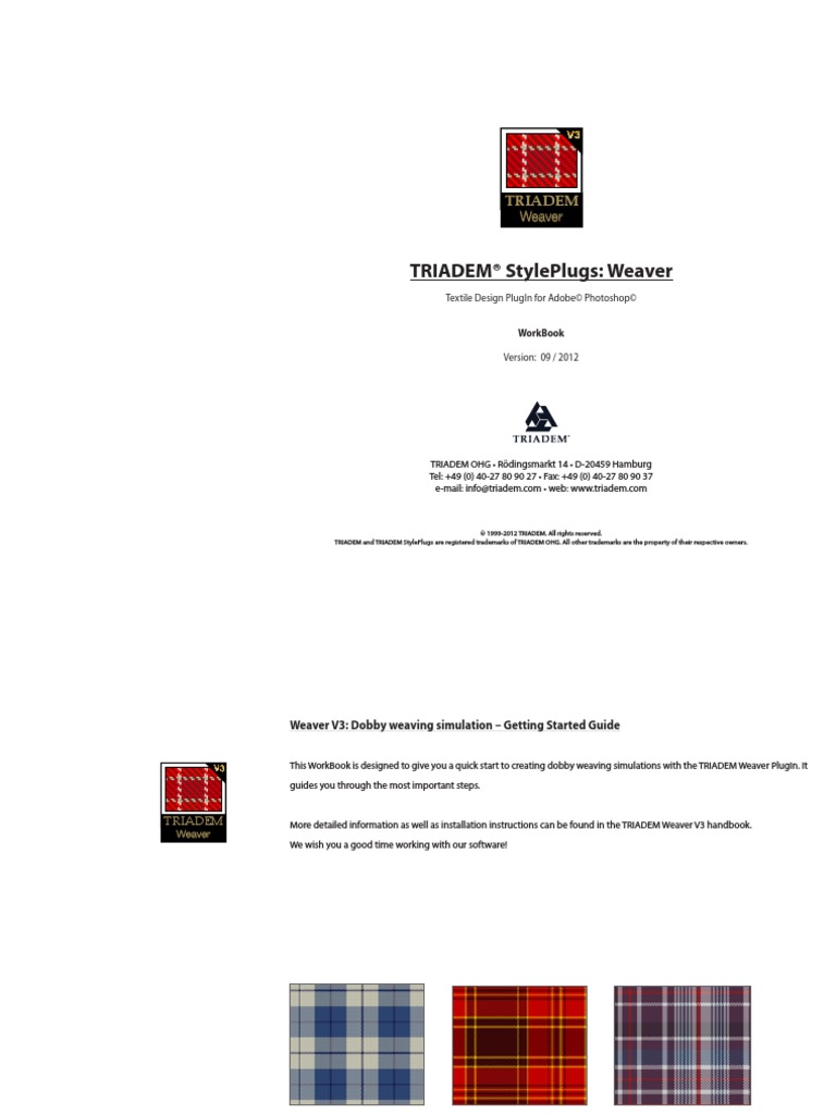 WorkBook Weaver V3 | PDF | Weaving | Adobe Photoshop