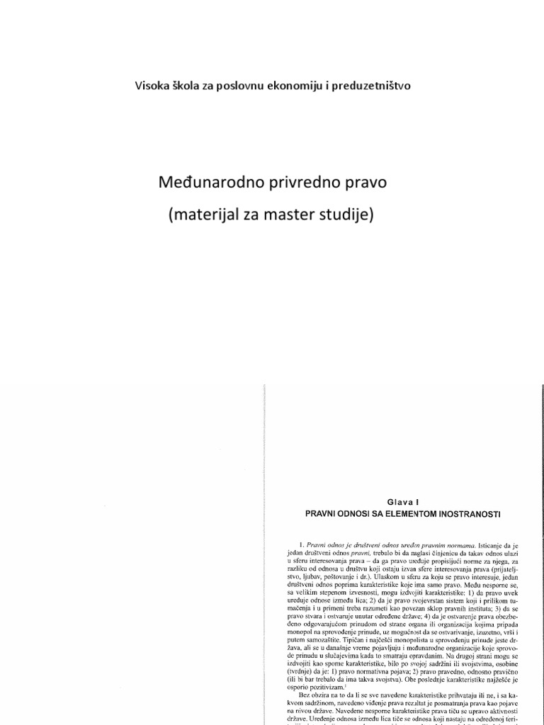 Medjunarodno Privredno Pravo Pdf