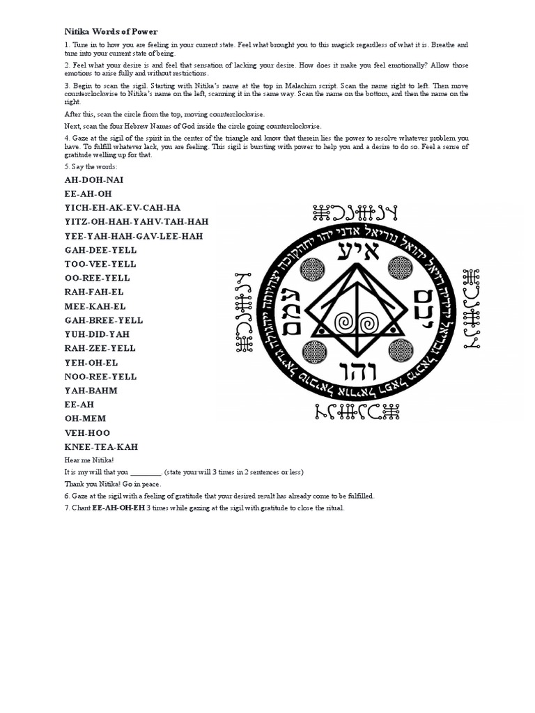 Nitika Words of Power | PDF | Self-Improvement