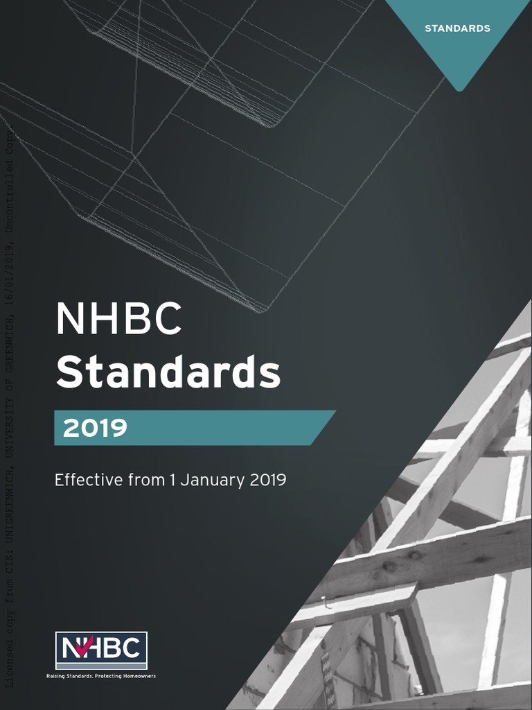 NHBC 2019 PDF | PDF | Specification (Technical Standard) | Wall