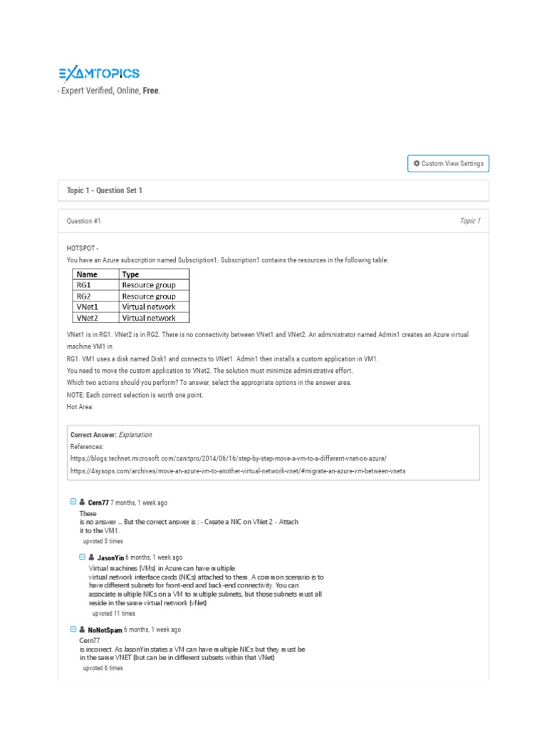 Examtopic AZ300 | PDF | Active Directory | Computer Architecture