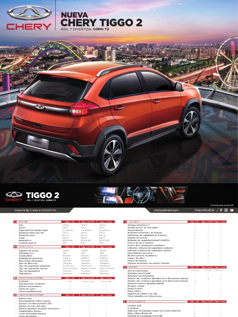 Ficha-técnica-Tiggo-2.pdf | PDF