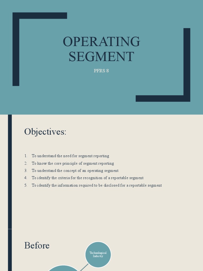 Operating Segment | PDF | Financial Statement | Revenue