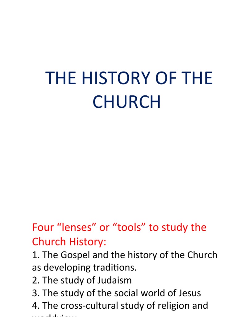 Stages of The History of The Church EST | PDF | Catholic Church | Pope