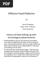 Types of Offshore Structures | PDF