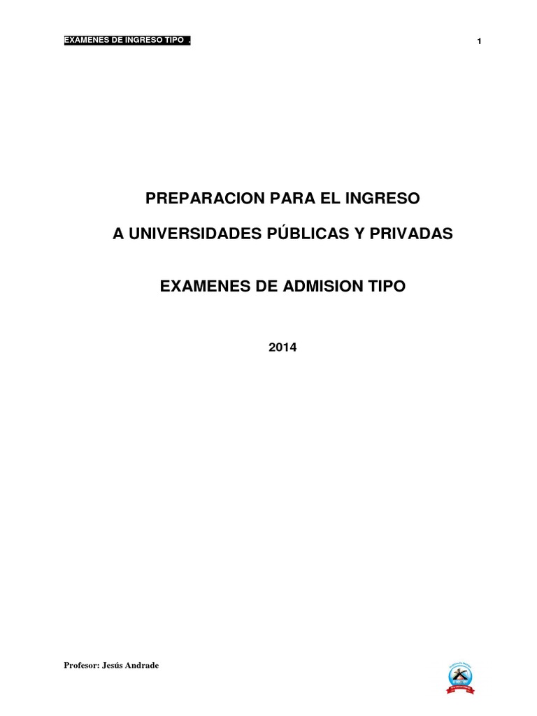 Pruebas Senescyt | PDF | Simbiosis | Amor