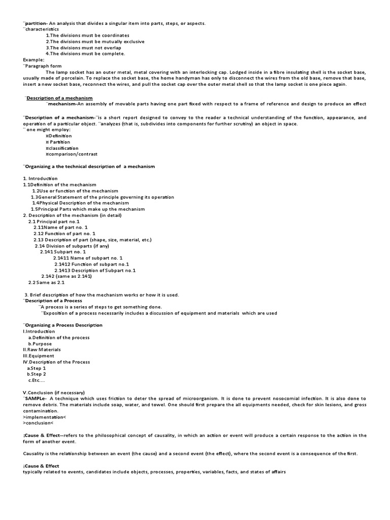 Description of A Mechanism Mechanism$ " | PDF | Nature | Electrical ...
