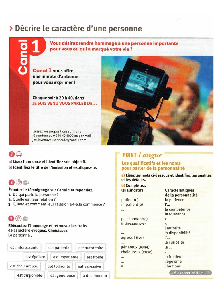 Caractère D'une Personne | PDF