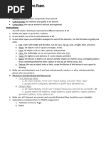 Mini-Zine on the 7 Elements of Art | PDF