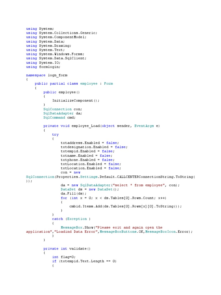 Using Using Using Using Using Using Using Using Using Using Namespace Public Partial Class 0846
