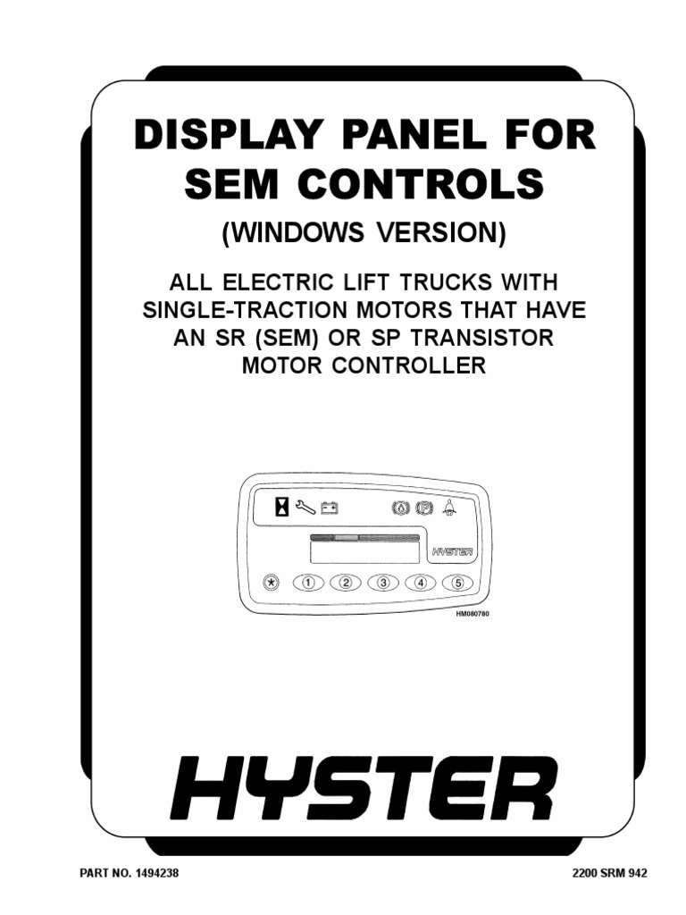 Hyster Display | PDF | Menu (Computing) | Personal Computers