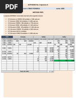 Ejercicios Peps, Ueps y Promedio Ponderado Resuelto | PDF