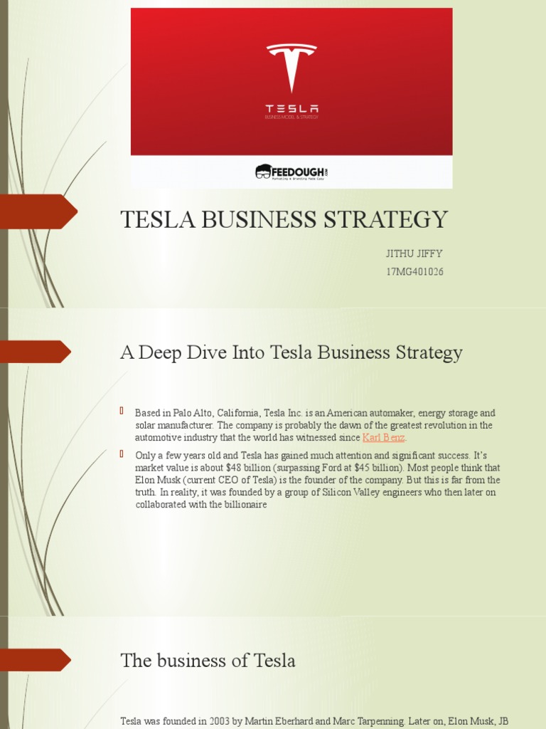 Tesla Business Strategy | PDF