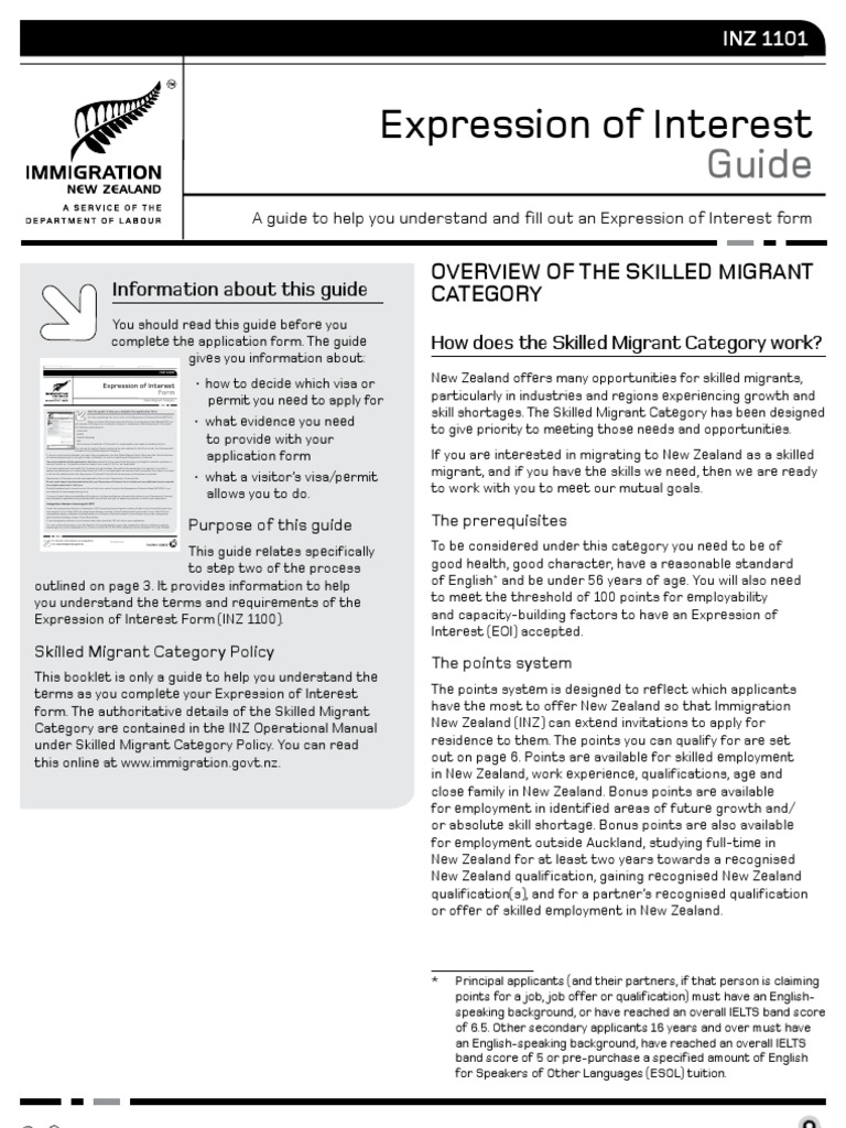 Expression of Interest: Guide | PDF | International English Language ...
