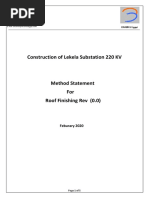 Method Od Statement For Hoarding Installation | PDF | Business