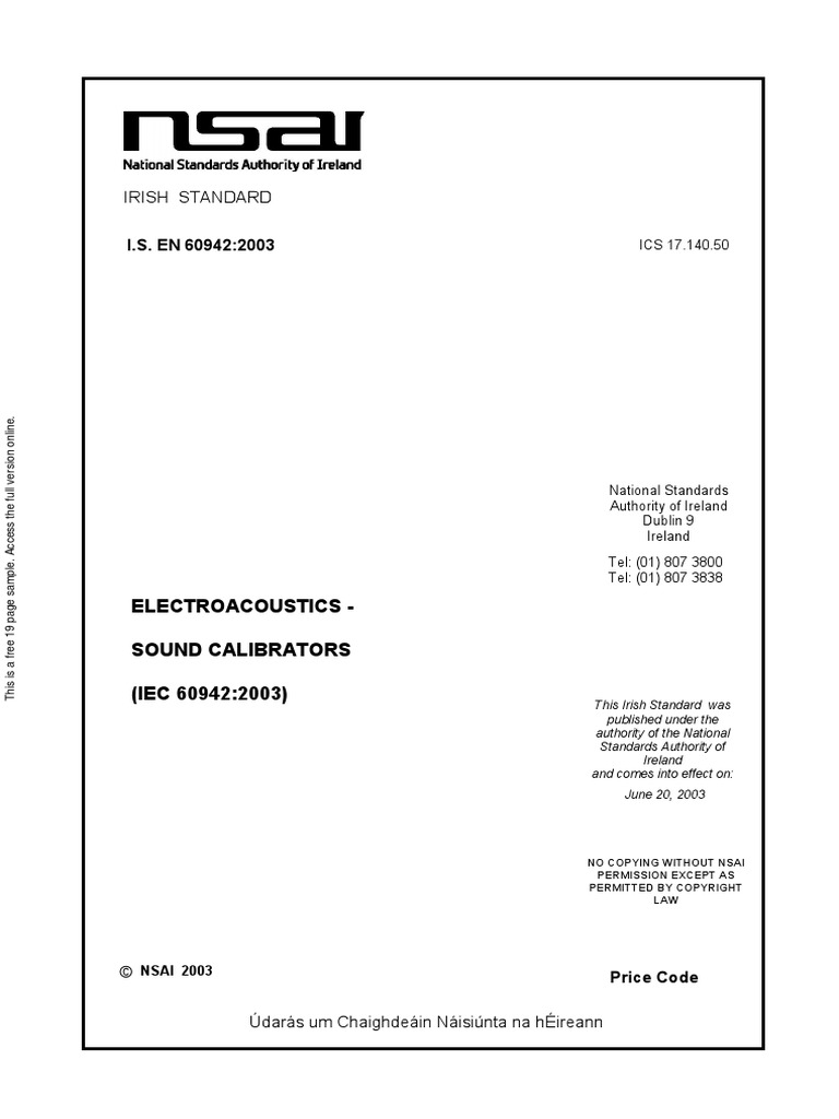 Iec 60942 2003 | PDF | International Electrotechnical Commission ...