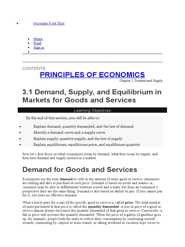 Demand and Supply Study | PDF | Demand | Supply (Economics)