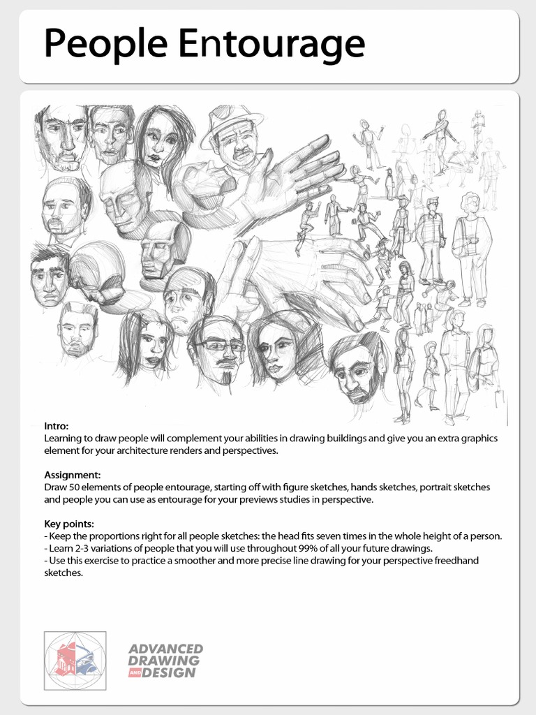 Architecture Entourage People Sketching | PDF