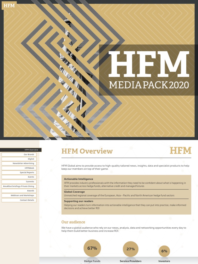 HFM Global Media Pack 2020 PDF | PDF | News | Hedge Fund