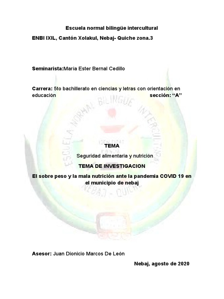 NUTRICION ESTER Original | PDF | Obesidad | Índice de masa corporal