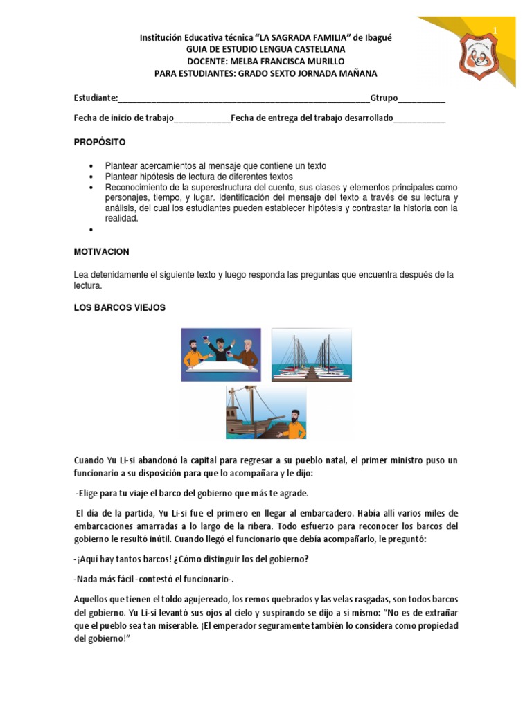 Guia La Hipotesis para Entrega PDF | PDF | Cuentos | Narrativa
