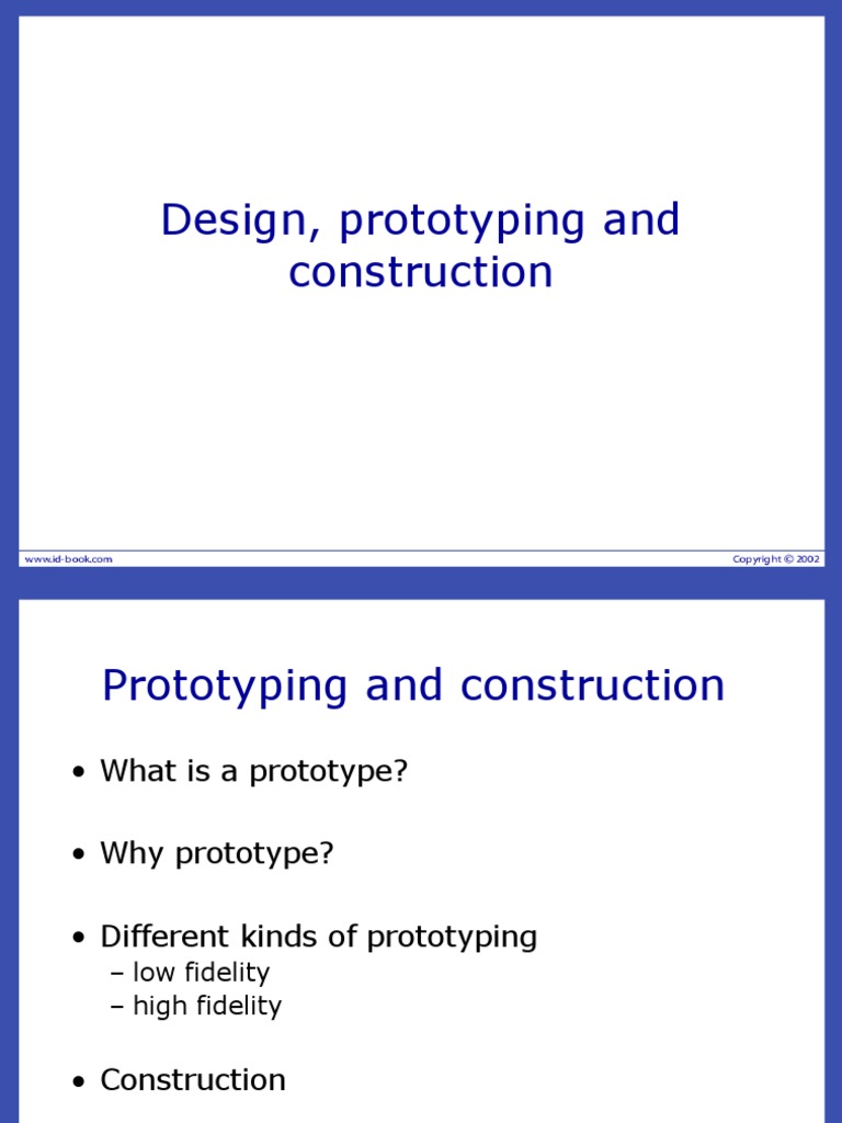 Design, Prototyping and Construction | PDF | Prototype | Computing