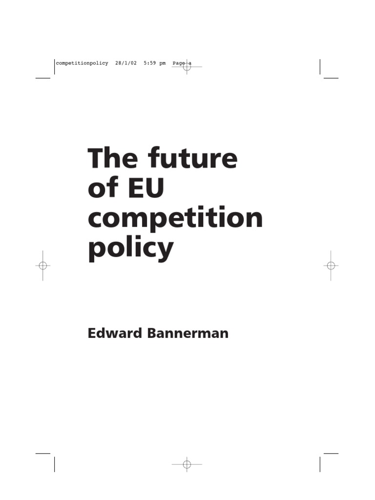 P297 Competition Policy | PDF | Competition Law | Competition