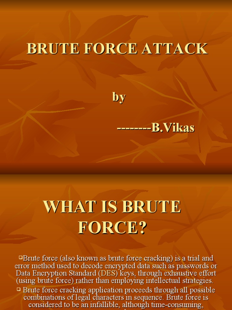 Brute Force | PDF | Password | World Wide Web