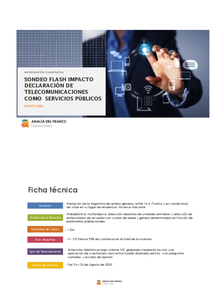 Sondeo Flash Decreto Tics PDF | Descargar gratis PDF | Investigación de mercado | Tecnología de ...