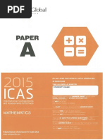 ICAS Maths Y2 2018 With Answers | PDF