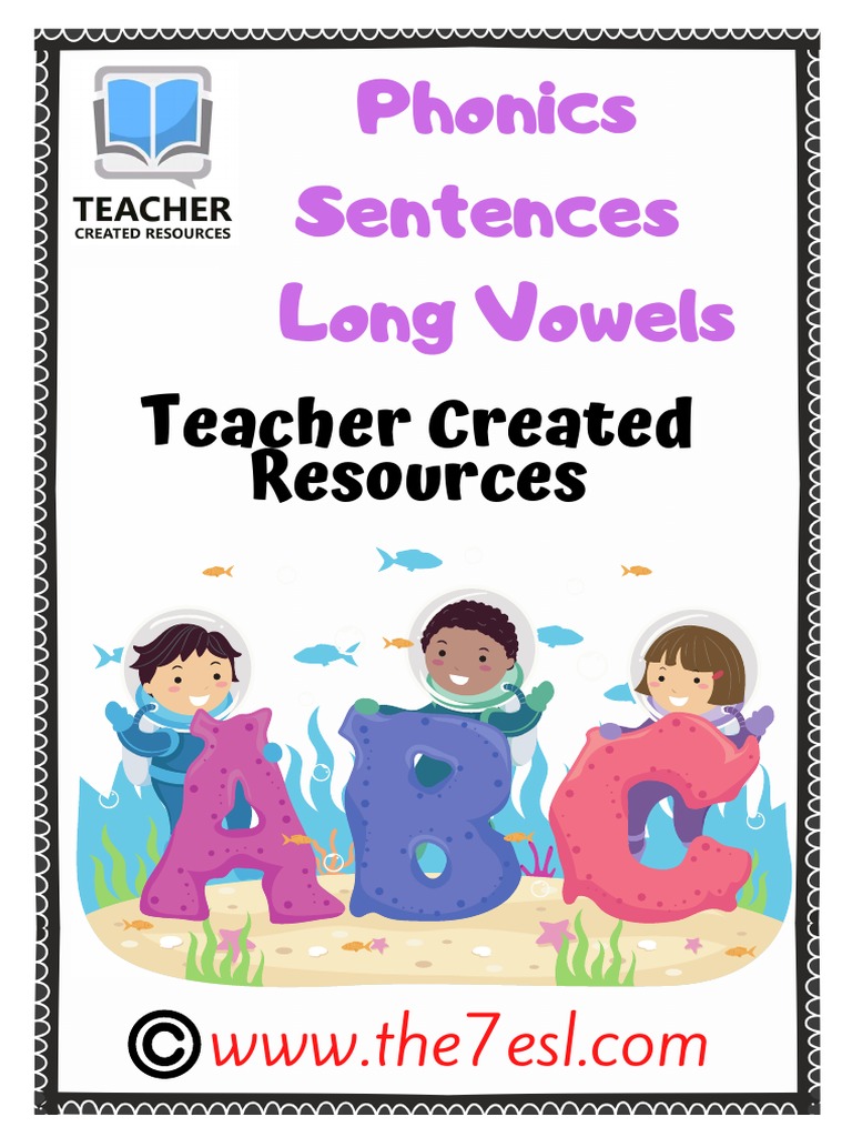 Long Vowel Phonics Sentences Teacher Resources | PDF | Semiotics ...