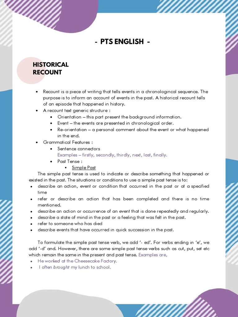 Examples - Firstly, Secondly, Thirdly, Next, Last, Finally | PDF ...