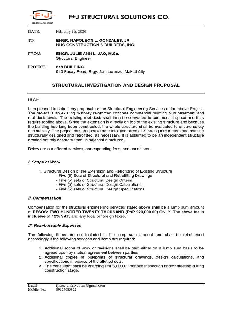 Structural Proposal for 818 Building | PDF | Economic Sectors | Economies