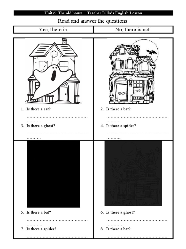 English Lesson: The Old House | PDF