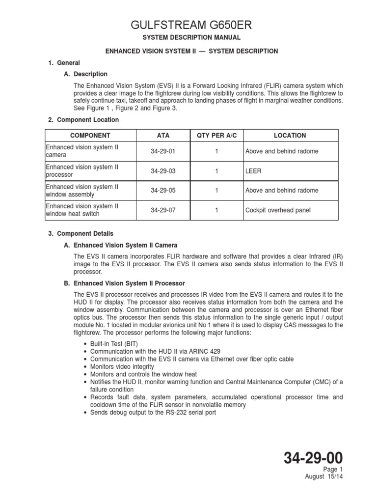 Gulfstream G650Er | PDF | Manufactured Goods | Computing