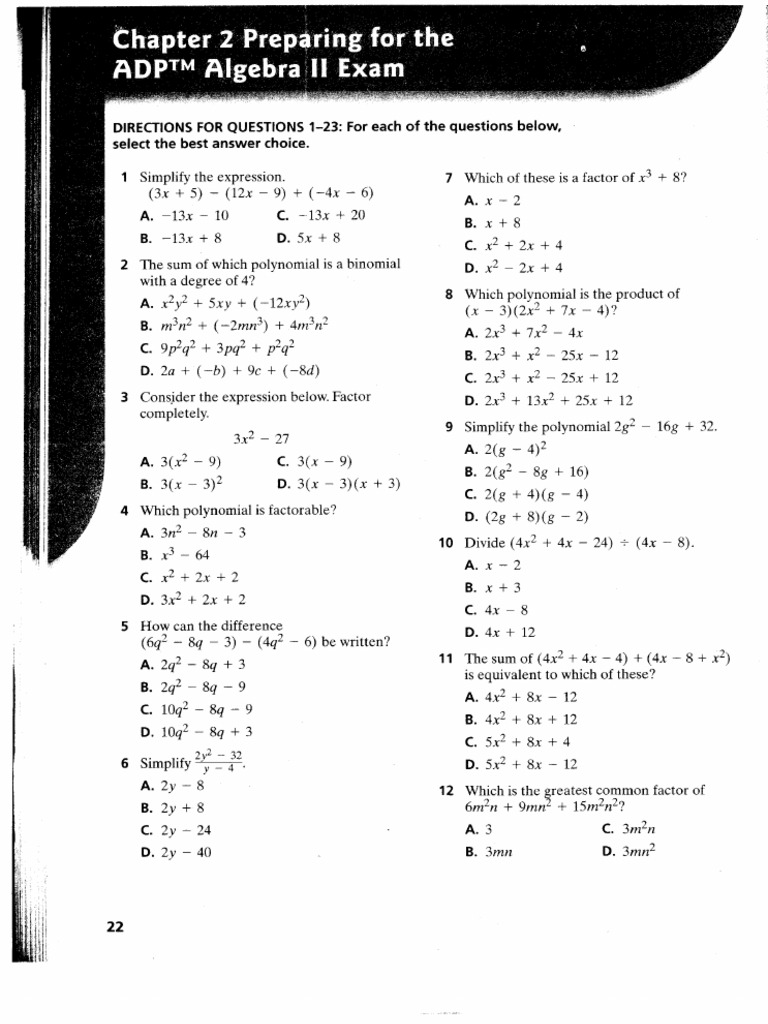 Polynomial Expressions and Simplification | PDF | Teaching Methods ...