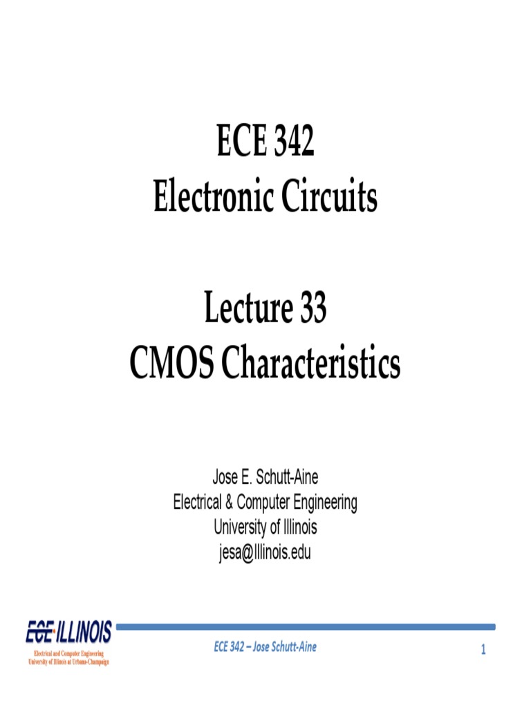 CMOS Characteristics & Noise Margins | PDF | Cmos | Electrical Engineering