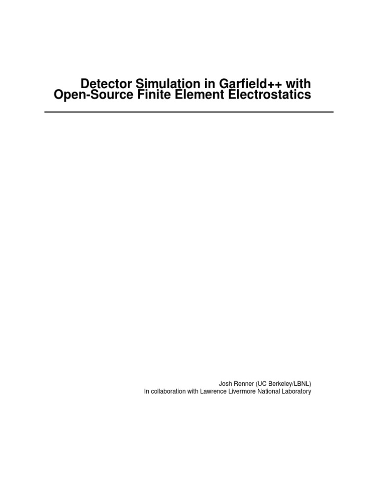 Garfield Elmer Doc | PDF | Subroutine | Finite Element Method