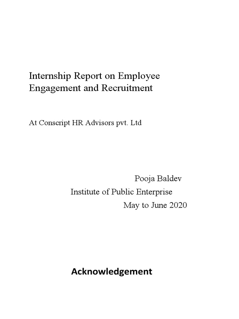 Conscript Report | PDF | Human Resources | Employment