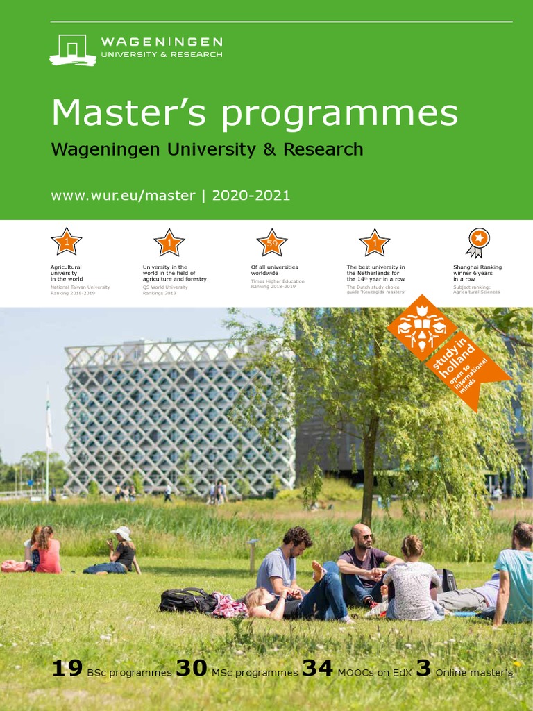 Master's Programmes: Wageningen University & Research | PDF ...