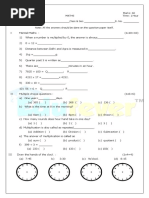 CBSE Class 3 Maths Question Paper Set B | PDF | Naming Conventions | Encodings