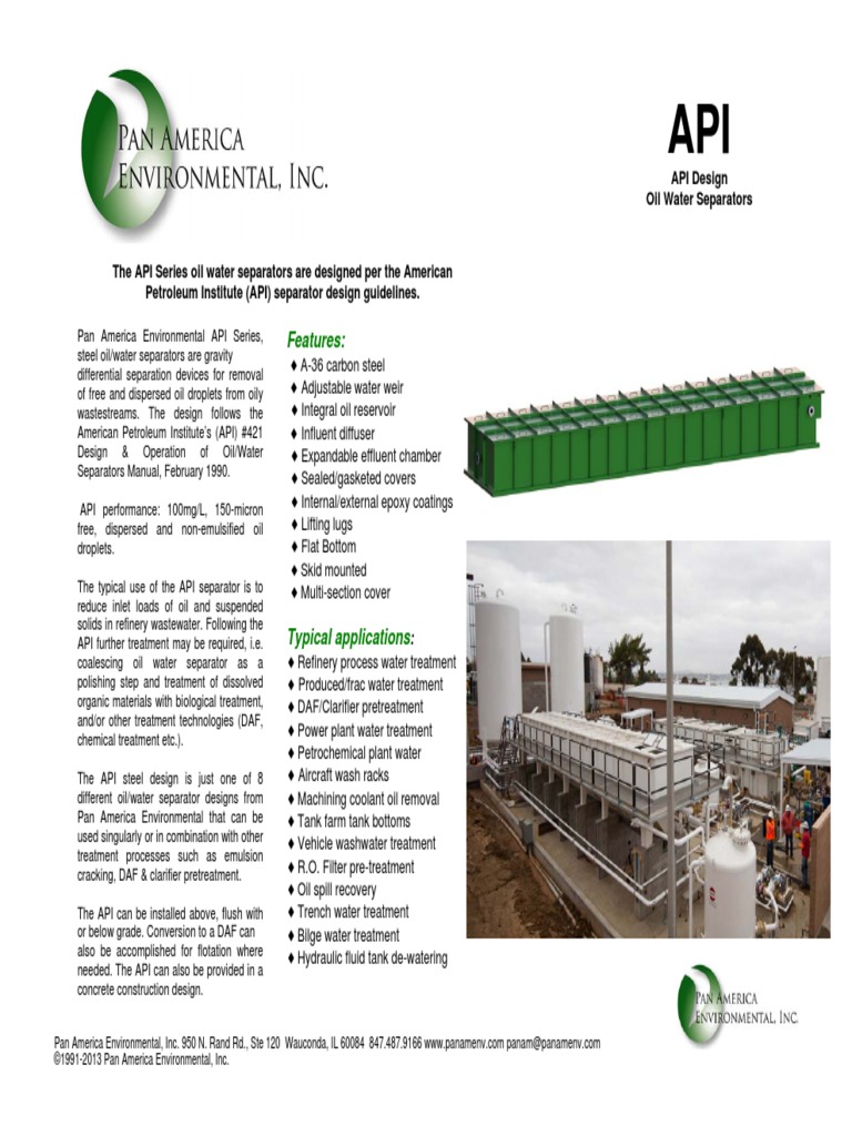 Api Oil Water Separators 2013 | PDF | Chemical Engineering | Chemistry