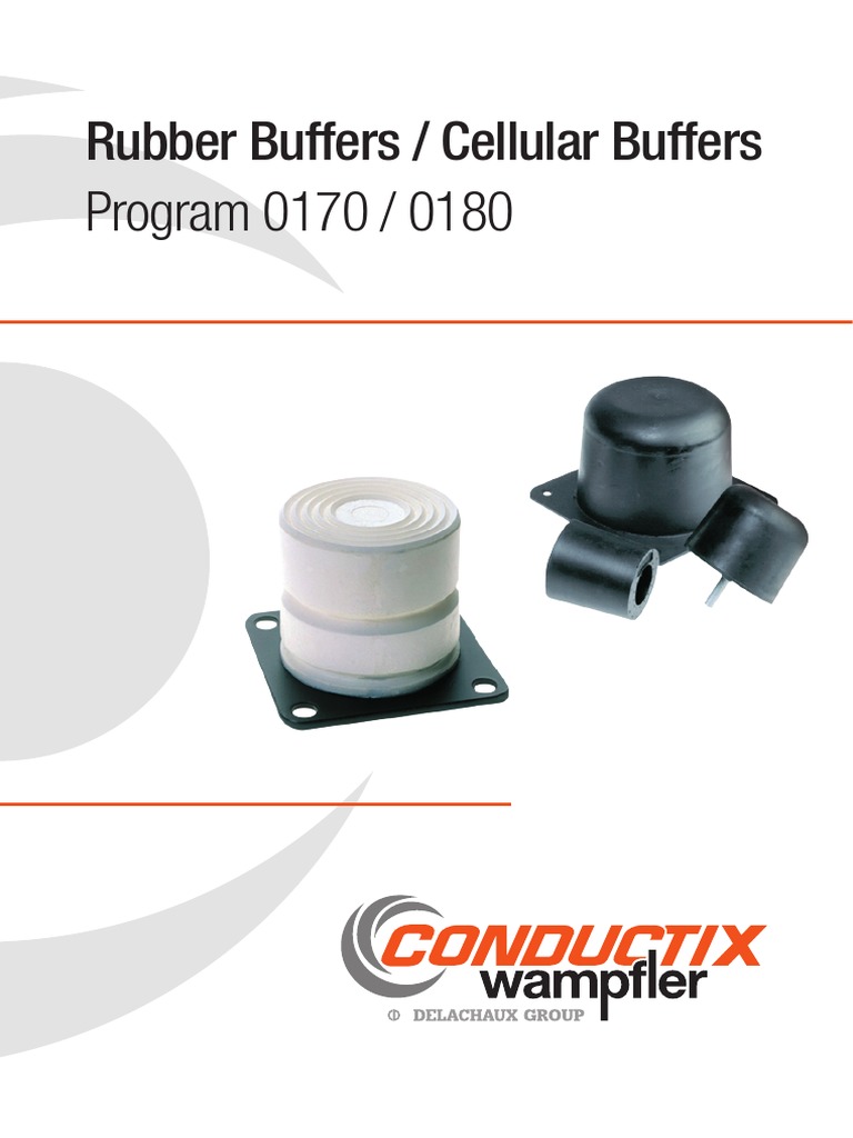 Rubber Buffers / Cellular Buffers Program 0170 / 0180 | PDF | Natural ...