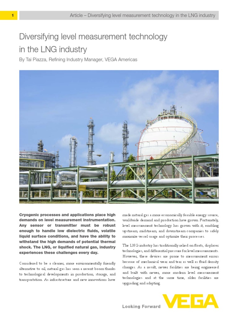 VEGA Level Measurement Technology WhitePaper | PDF | Liquefied Natural ...