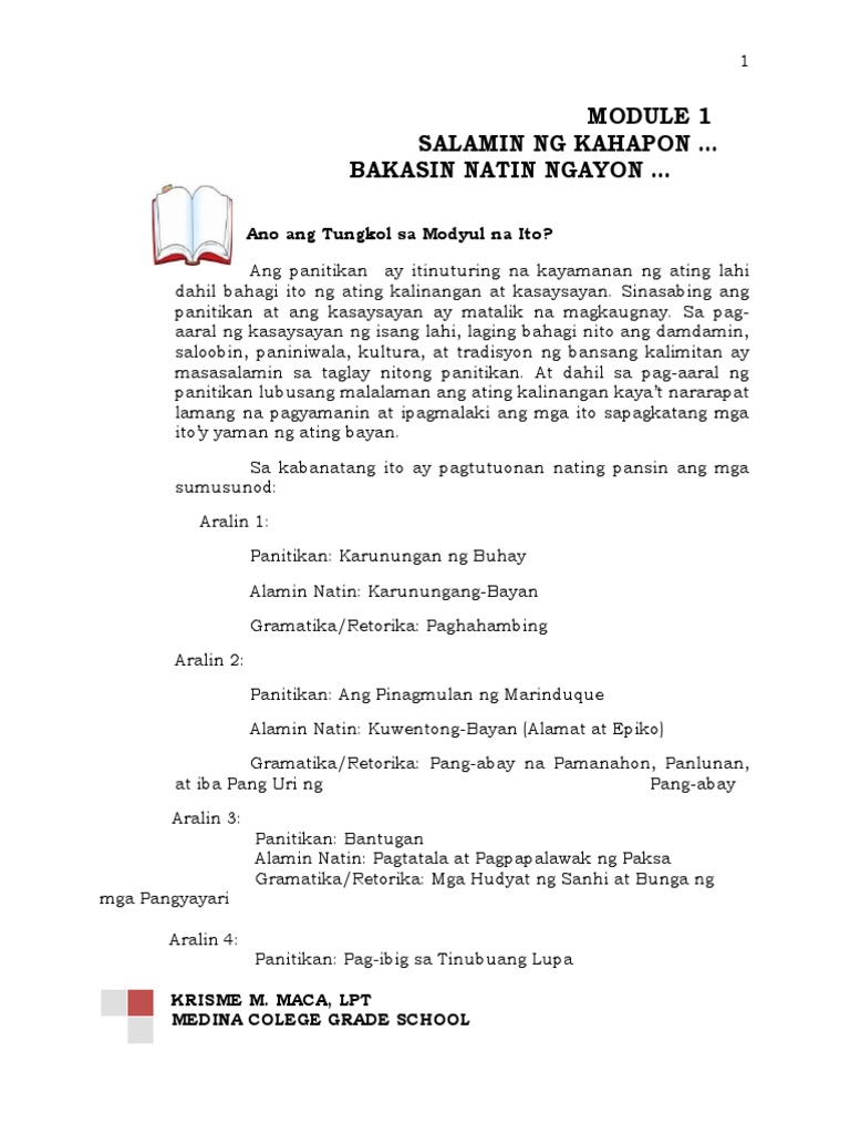 Grade 9 Module | PDF