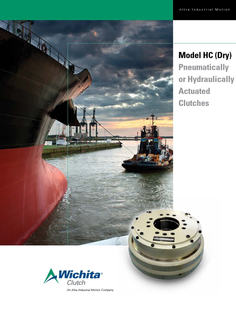 Model HC (Dry) : Pneumatically or Hydraulically Actuated Clutches | PDF ...