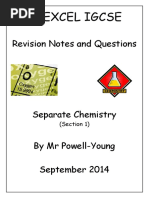 AS-Level Chemistry ZNotes | PDF | Chemical Polarity | Chemical Bond