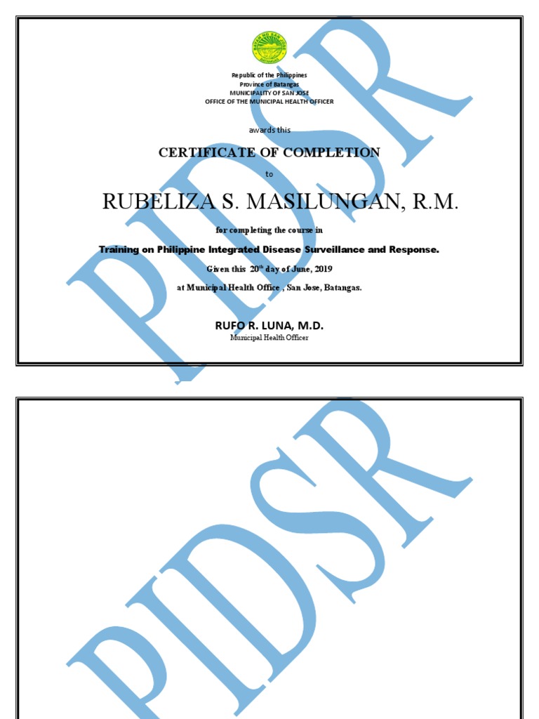 Certificate of Ate Ruby | PDF | Social Science | Self-Improvement
