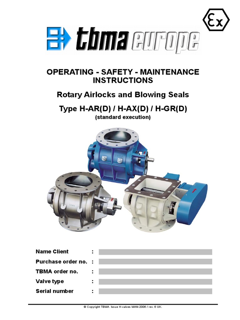 Manual H-Valves UK Rev6 | PDF | Valve | Electric Motor